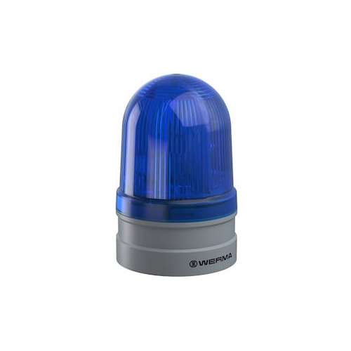 EvoSIGNAL Midi - Feu fixe/clignotant - 115-230VAC - Bleu - Montage