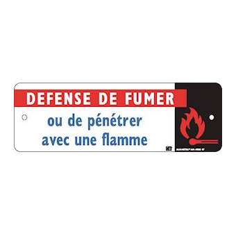 affiche alu 'defense de fumer'|Catu-CATAM-959-3