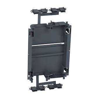 Support 6 modules appareil modulaire - goulotte DLP monobloc