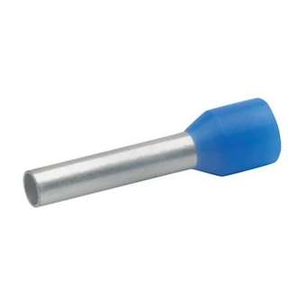 Embout de câblage isolé bleu 2,5mm² - longueur 8mm -selon DIN
