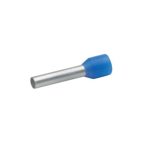 Embout de câblage isolé bleu 2,5mm² - longueur 8mm -selon DIN