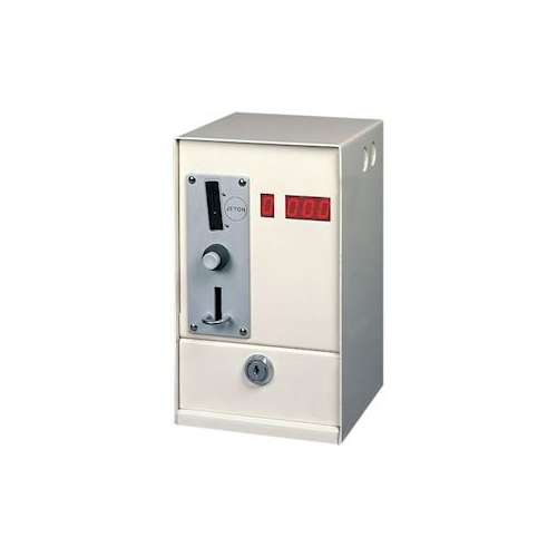 M682 JETON 230V: minuteur-monnayeur avec afficheur. Boîtier inox