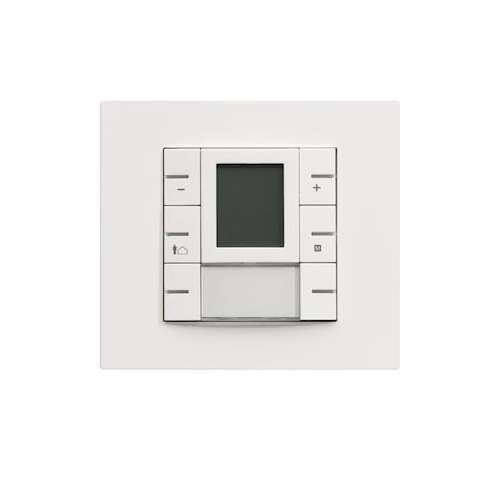 Thermostat KNX multifonctions avec afficheur blanc|Hager-HAGTX410