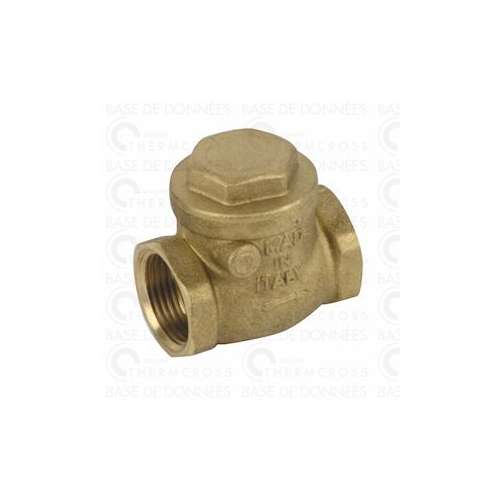 Clapet simple battant siège métal F1'1/2|Diff-VLL110254