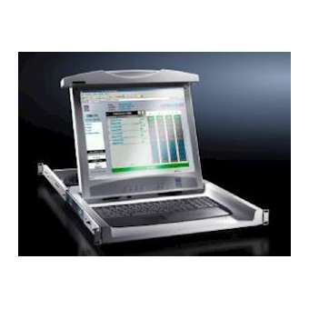 Console rackable 1U, clavier anglais|Rittal-RIT9055.312