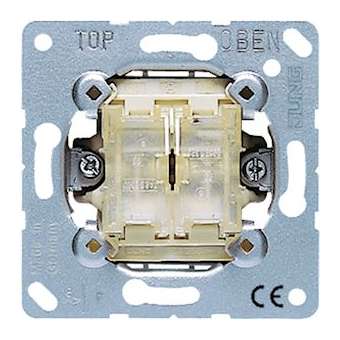 Mécanisme interrupteur Double Va et Vient Push/Push, fix à griffes et