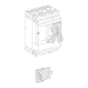 ComPacT NSX630 - verrouillage du maneton par 1 à 3 cadenas position O