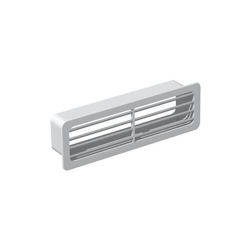 Grille extérieure PVC rigide, rectangulaire 55 x 110 mm, gamme