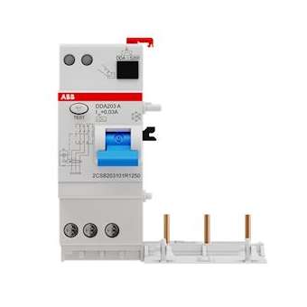 Bloc Dif. (DDA203) 3P 25A 30mA Type A (Pour S200)|ABB-ABB451141