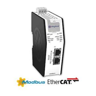 Anybus Ethernet Modbus-TCP Master-EtherCAT Slave|Hms Industrial